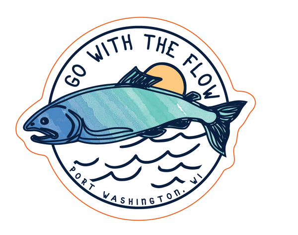 Go with the Flow Sticker - Pear and Simple